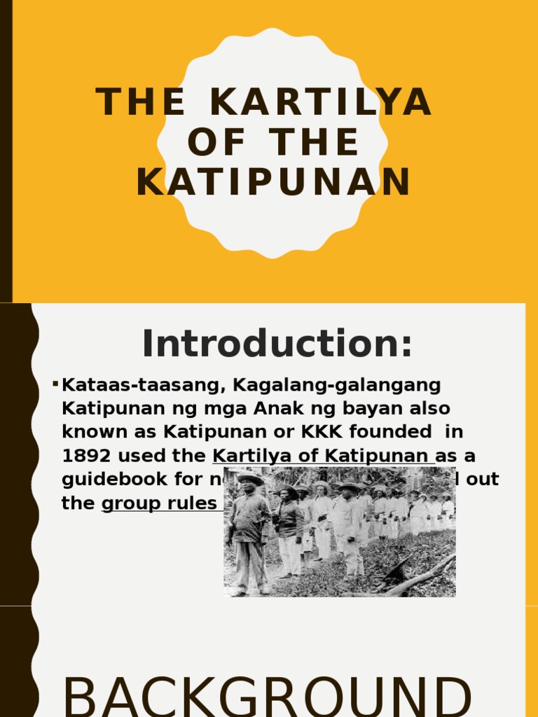 Understanding the Kartilya ng Katipunan | PDF | Unrest