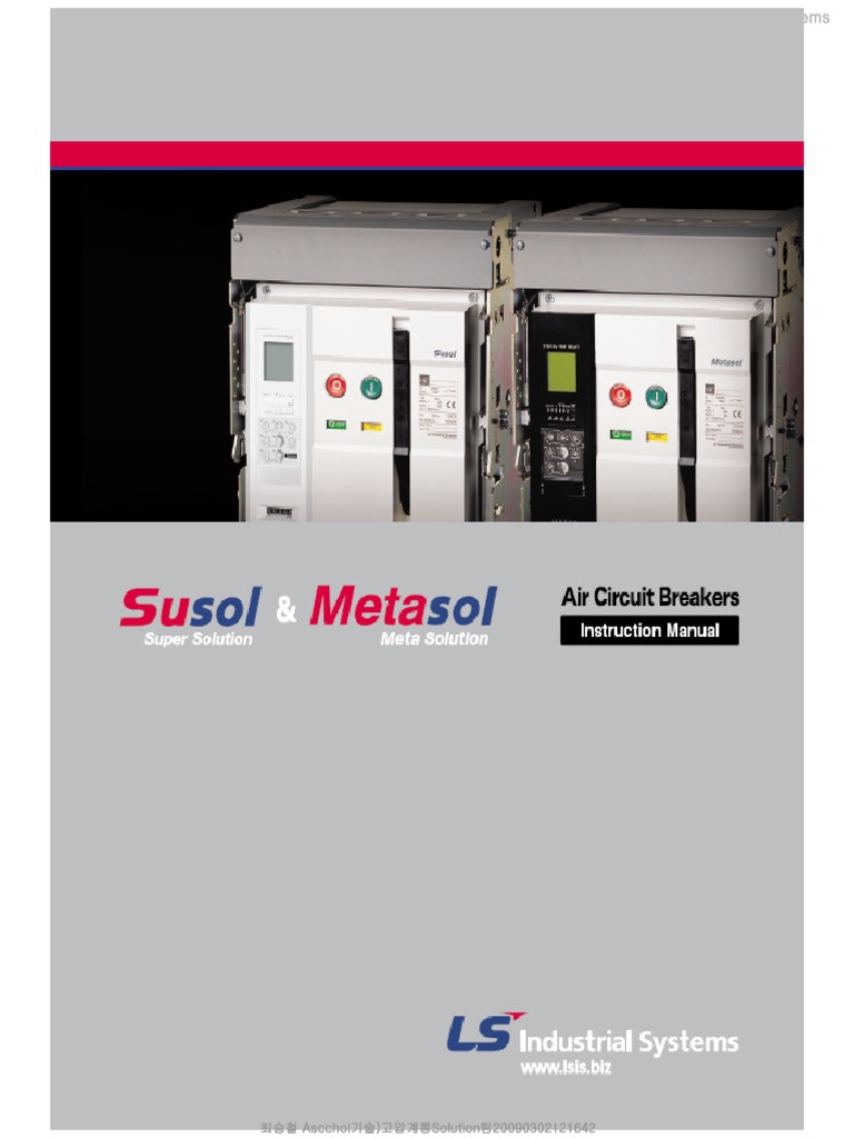 Lsis Metasol Susol User Manual PDF | PDF | Switch | Insulator (Electricity)
