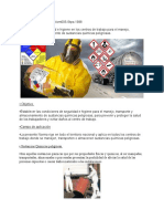 Seguridad en Sustancias Químicas NOM-005 | PDF | Ventilación (Arquitectura) | Incendios