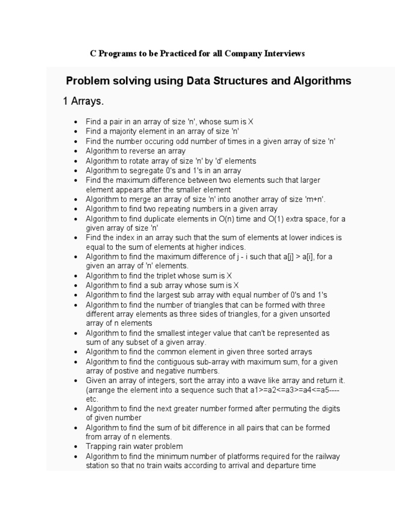 Coding Prep for Job Interviews | PDF | String (Computer Science ...
