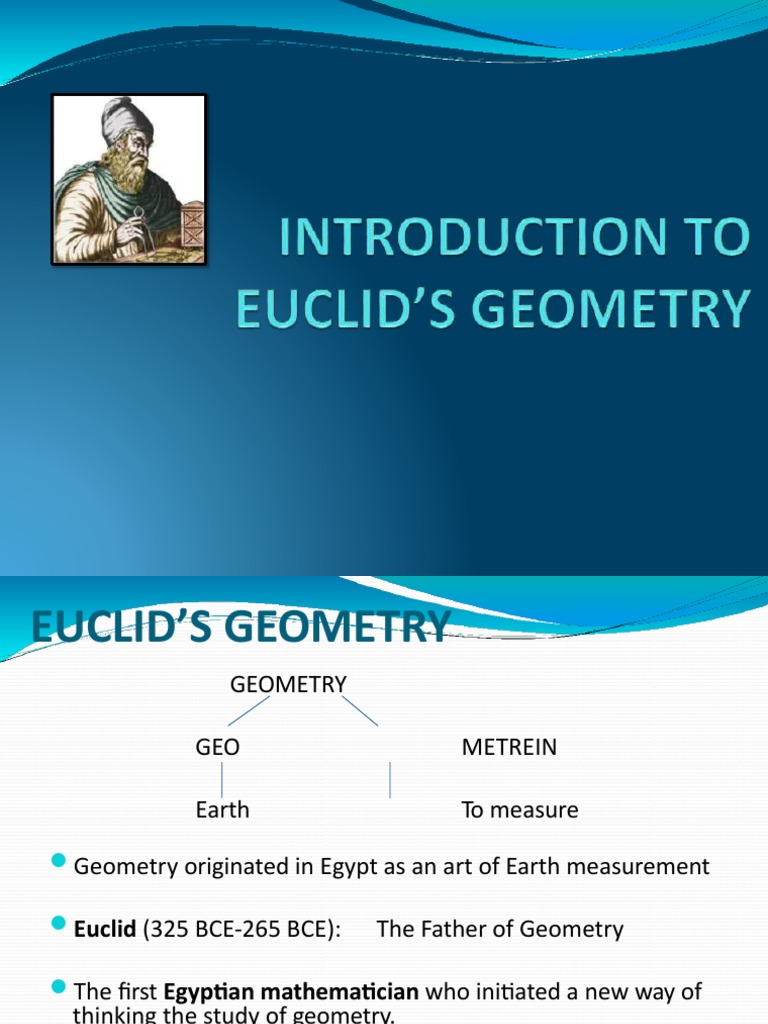 Euclid | PDF | Axiom | Line (Geometry)