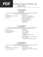 Cell Salt Chart | PDF