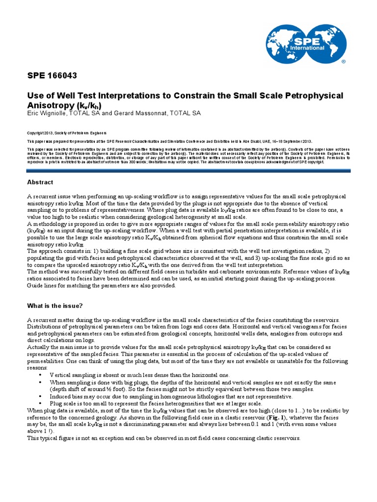 SPE 166043 Use of Well Test Interpretations To Constrain The Small ...