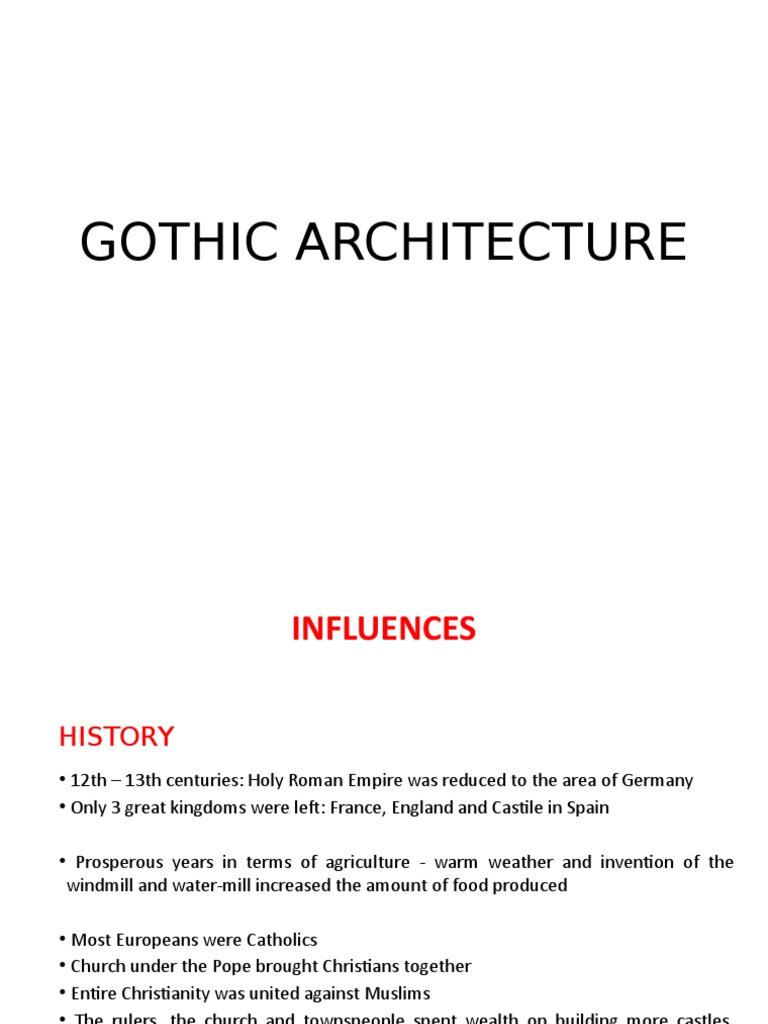 Gothic Architecture | PDF | Gothic Architecture | Vault (Architecture)
