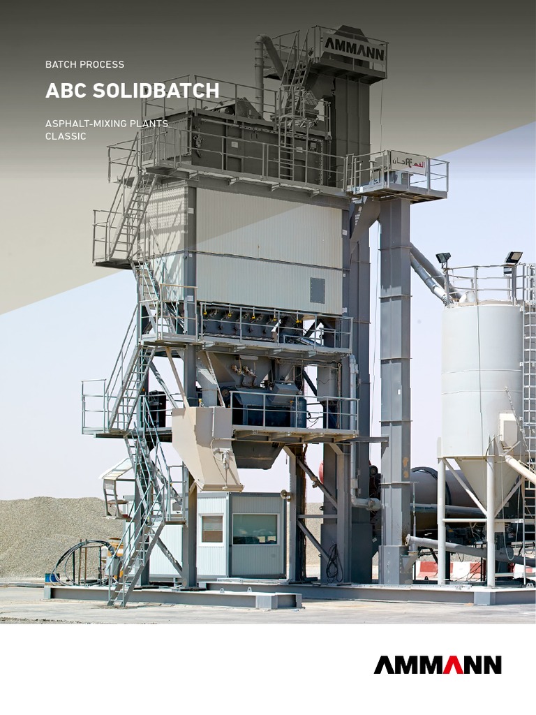 Abc Solidbatch: Batch Process | PDF | Asphalt | Recycling