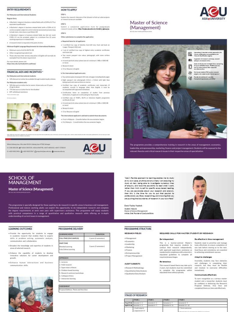 Master of Science (Management) : Asia University | PDF | Thesis ...