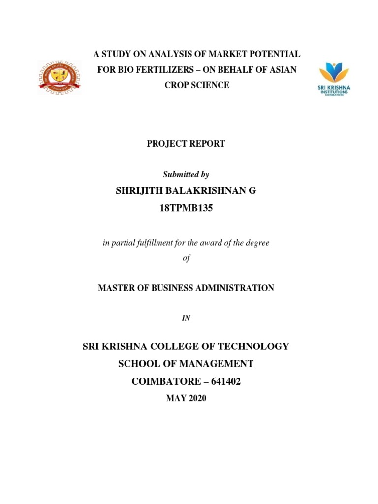 Project Mba | PDF | Student's T Test | Analysis Of Variance