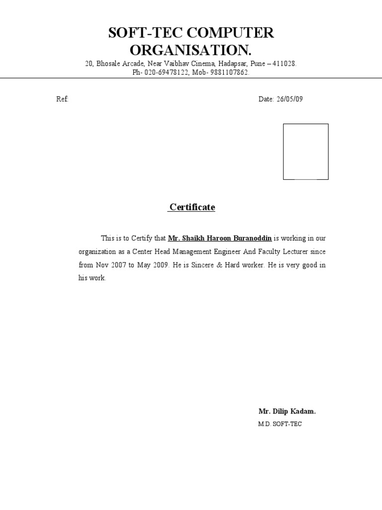 Soft-Tec Computer Academy | PDF