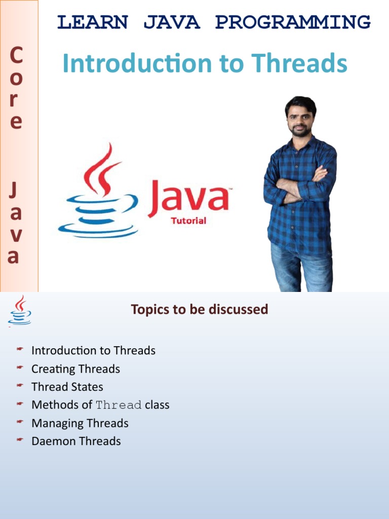 Introduction To Threads: C o R e J A V A | PDF | Method (Computer ...