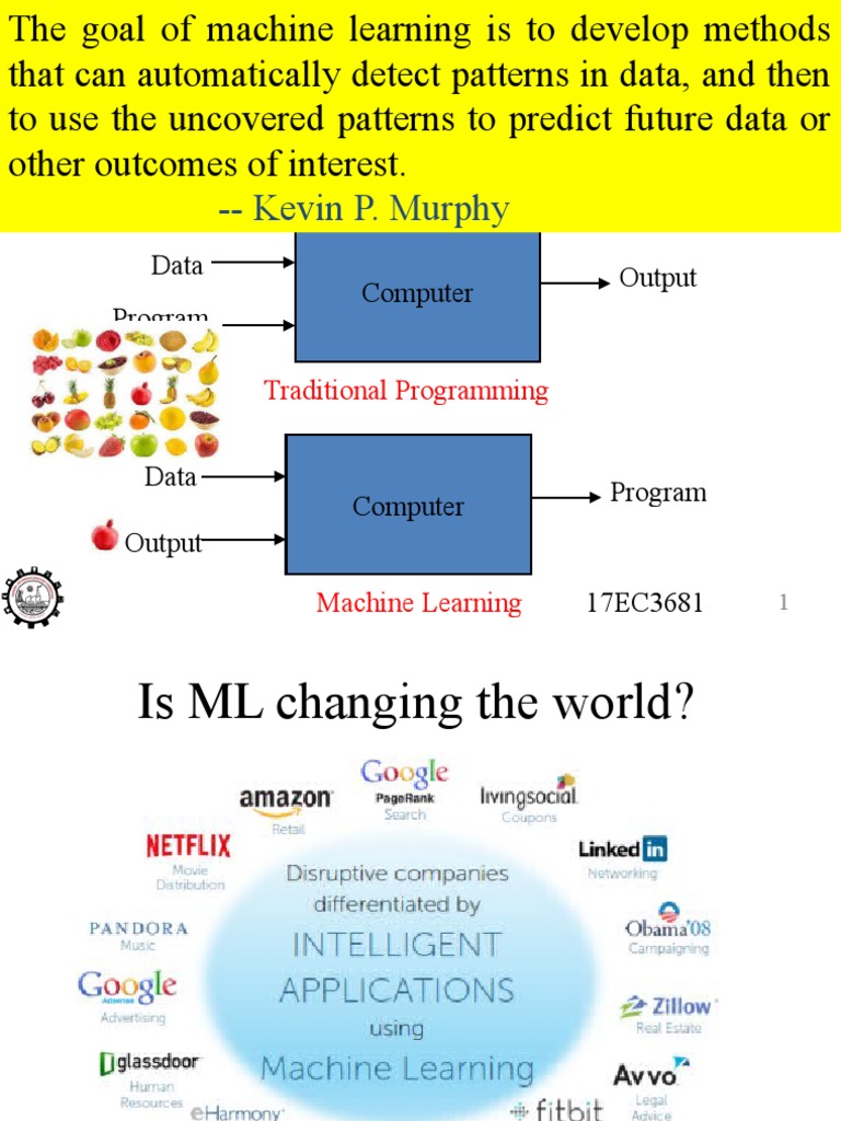 What Is ML?: - Kevin P. Murphy | PDF | Machine Learning | Applied ...