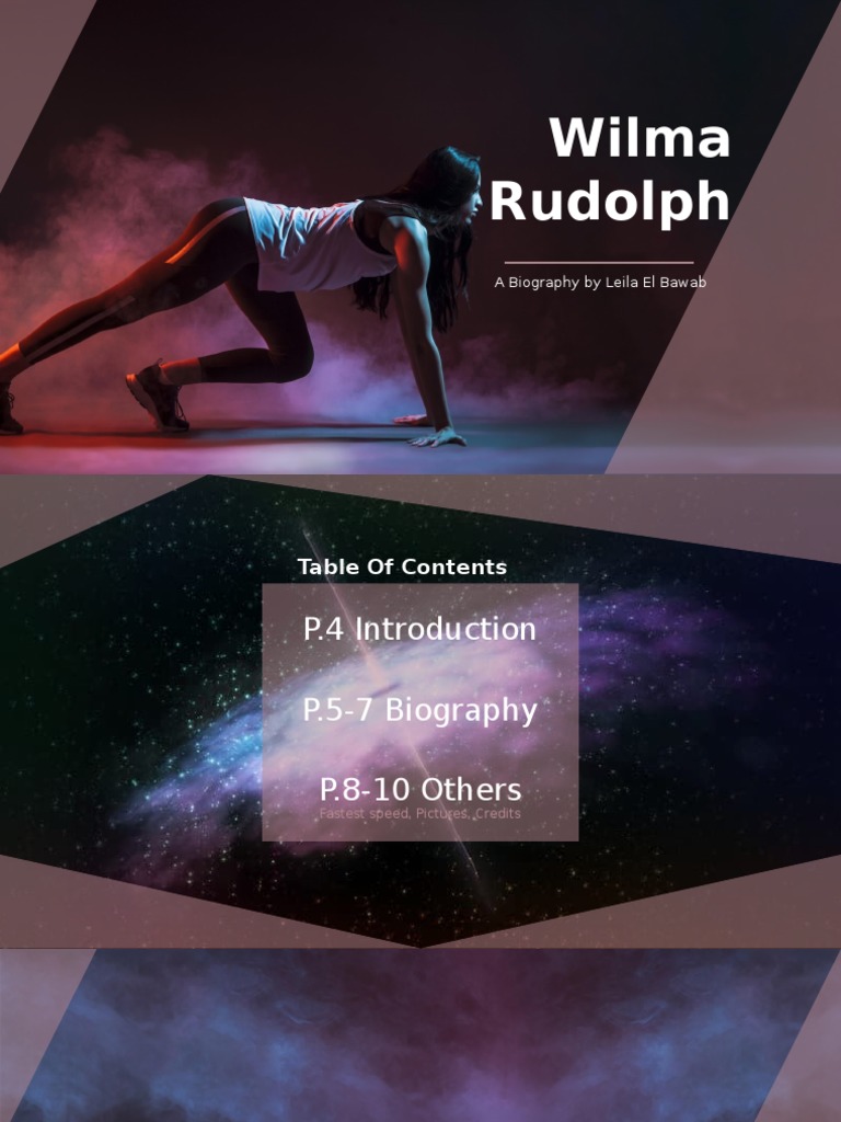 Wilma Rudolph: A Biography by Leila El Bawab | PDF | Sport Of Athletics ...