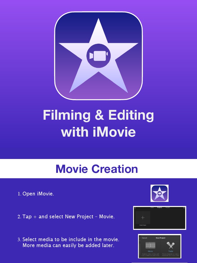 iMovie Movie Creation | PDF | Composition (Visual Arts) | Imaging