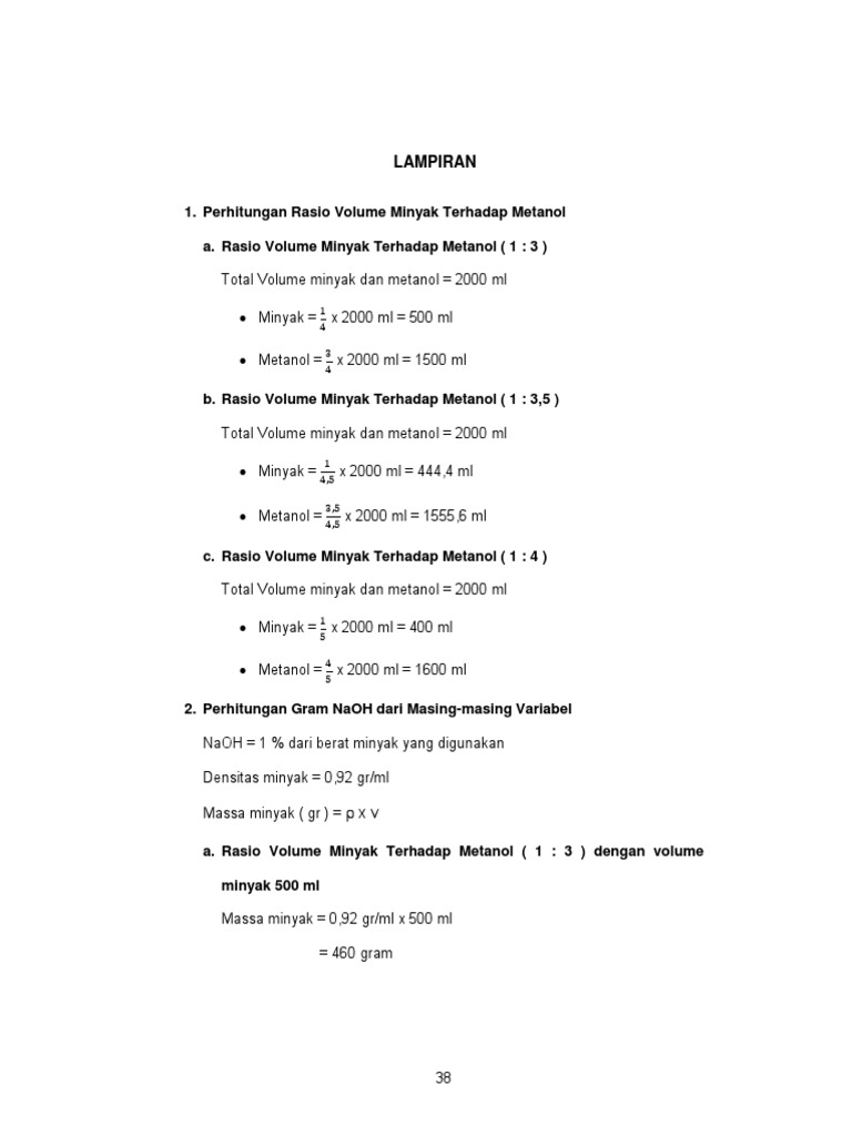 Lampiran Perhitungan PDF | PDF