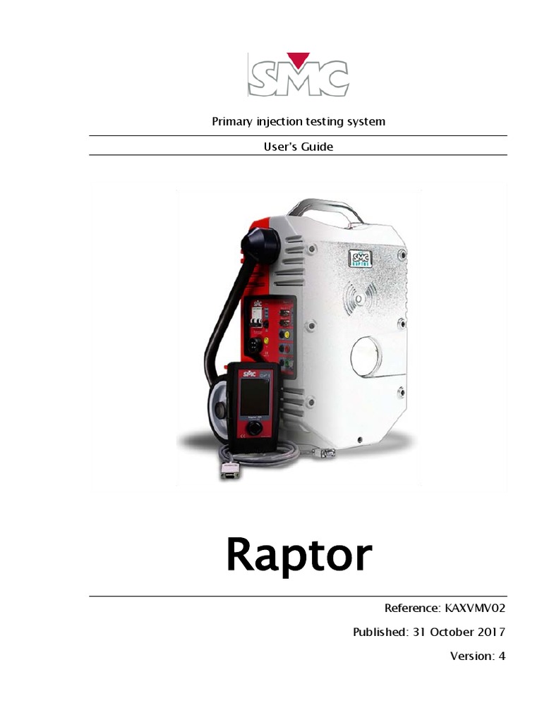 Raptor Primary Injection Testing Guide | PDF | Electromagnetic ...