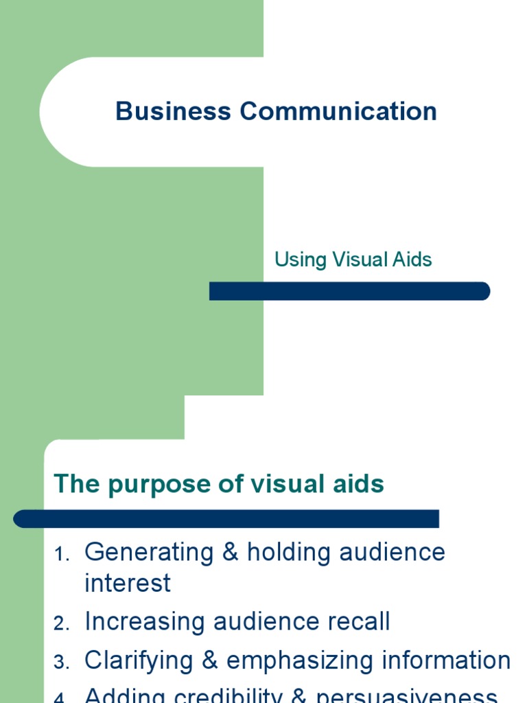 Visual Aids | PDF | Communication