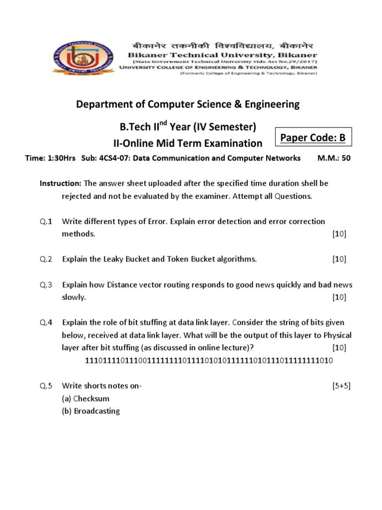 Error Detection Correction And Control Fundamental Concepts In Data