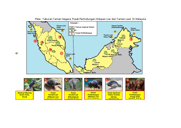 Peta Taman Negara | PDF