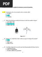 REMEDIAL BIOLOGY 2nd Semester QUESTIONS | PDF | Dominance (Genetics ...