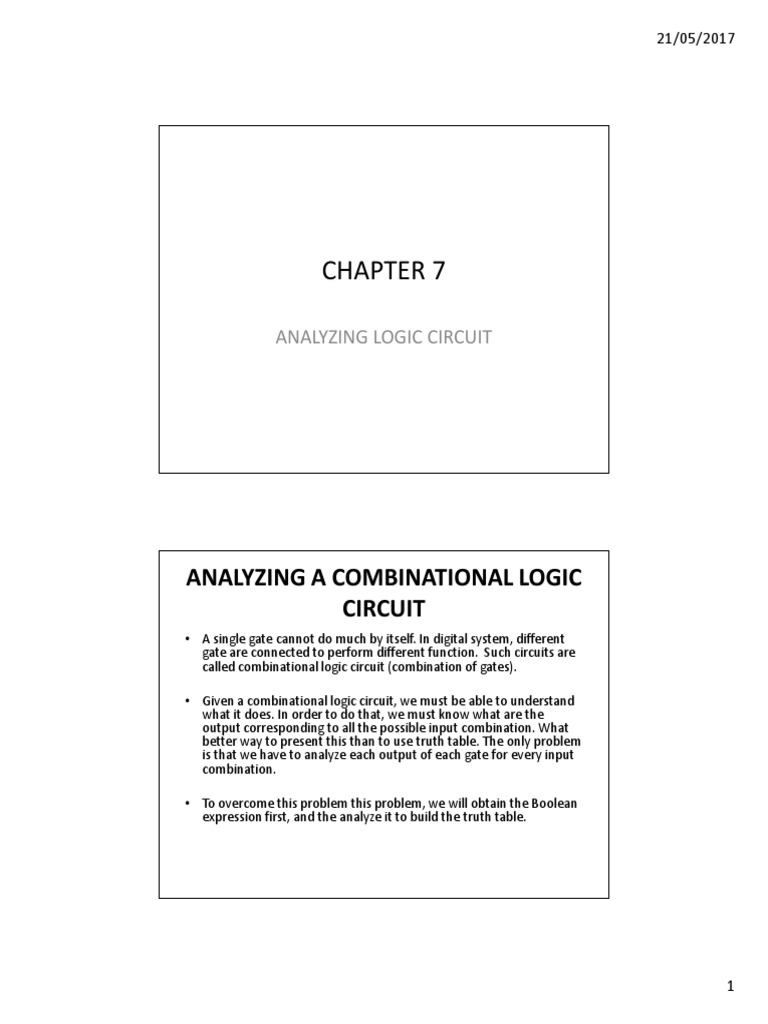 4a-CHAPTER 7 - ELECTRIC AND ELECTRONICS DEVICES - LOGIC CIRCUIT ...