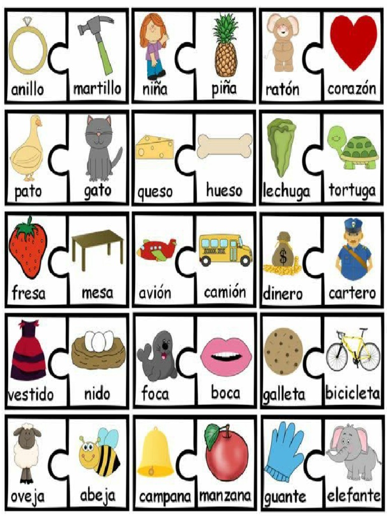 Rompecabezas de Rimas | PDF