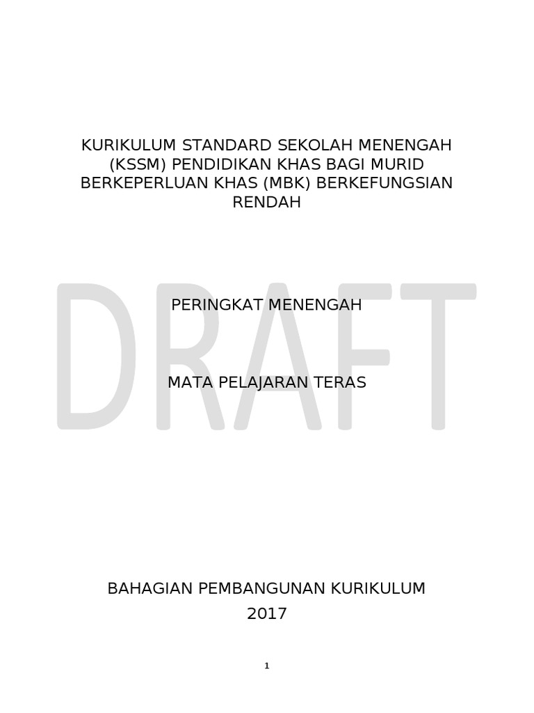 Draf Modul Teras | PDF