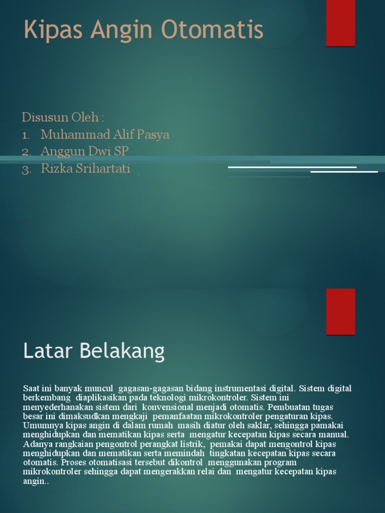 Kipas Otomatis | PDF | Sains & Matematika | Komputer