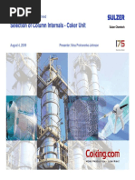 Sulzer Structured Packings PDF | PDF | Distillation | Stainless Steel