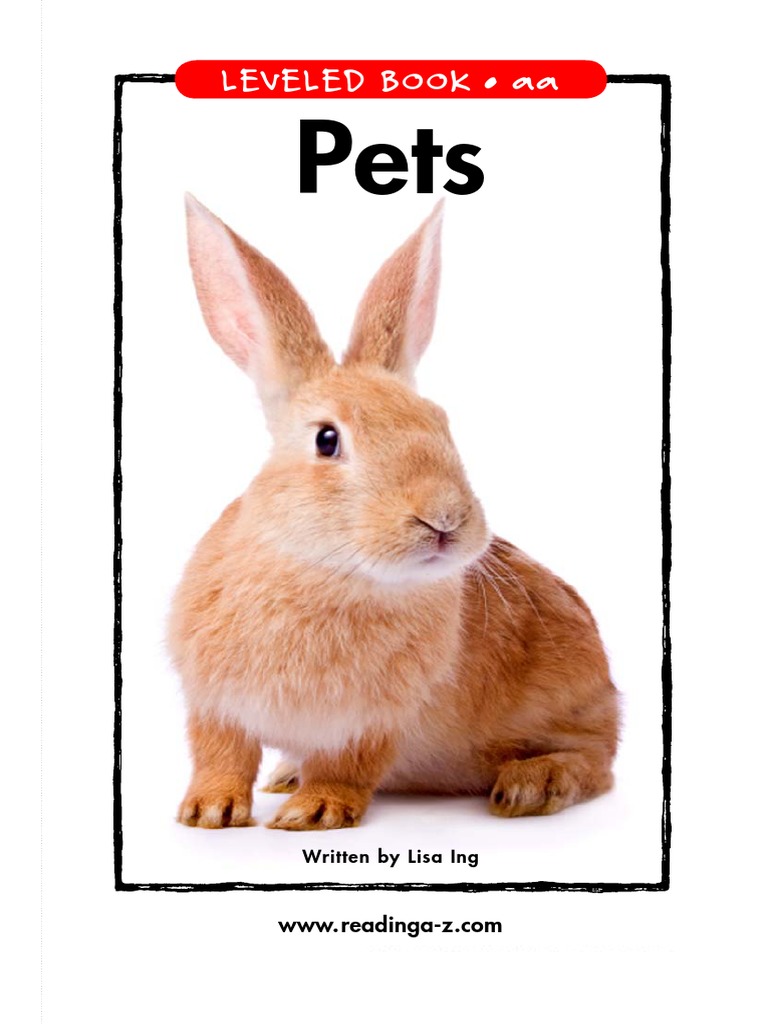 Pets PDF | PDF | Hobbies | Organisms
