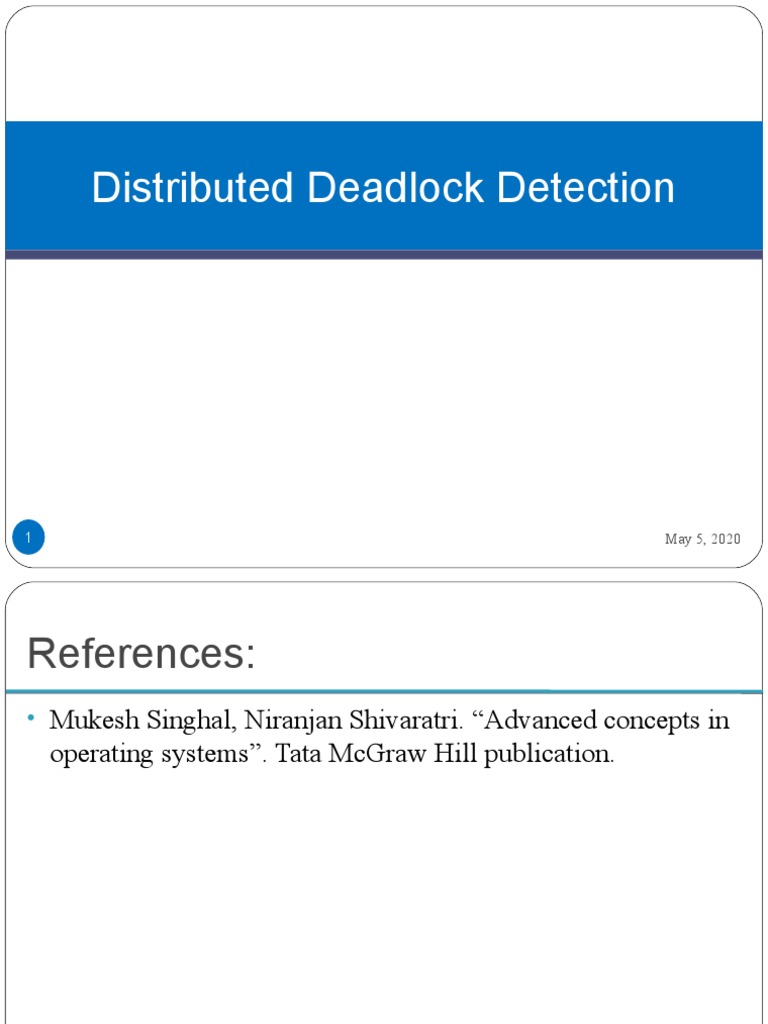Distributed Deadlock | PDF | Vertex (Graph Theory) | Process (Computing)