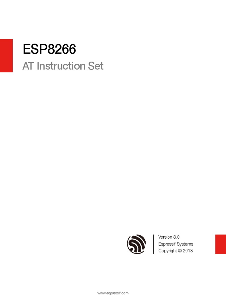 4a-Esp8266 at Instruction Set en PDF | PDF | Transmission Control Protocol | Ip Address