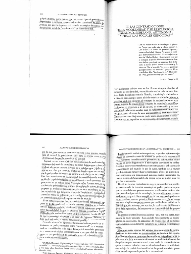 Feierstein - Capítulo 3, 7, 8 y 9 | PDF