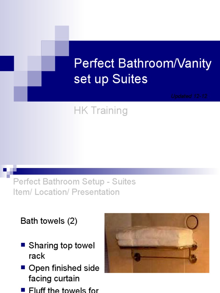 PERFECT BATHROOM SETUP-SUITES-updated 12 12 | PDF | Bathroom | Shower