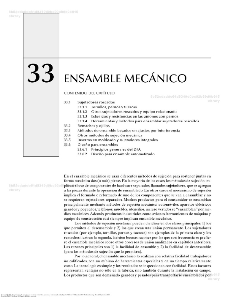 Fundamentos de Manufactura Moderna Materiales Procesos y Sistemas | PDF