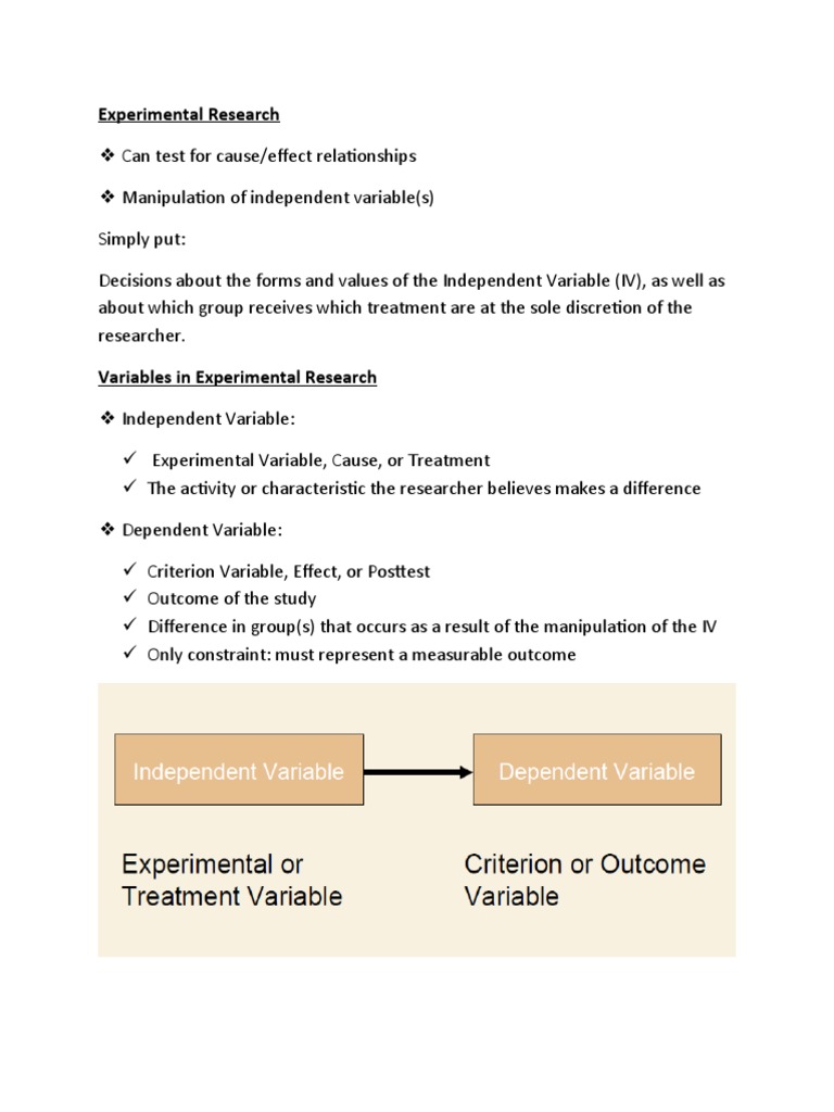 Experimental Research | PDF | Experiment | Science
