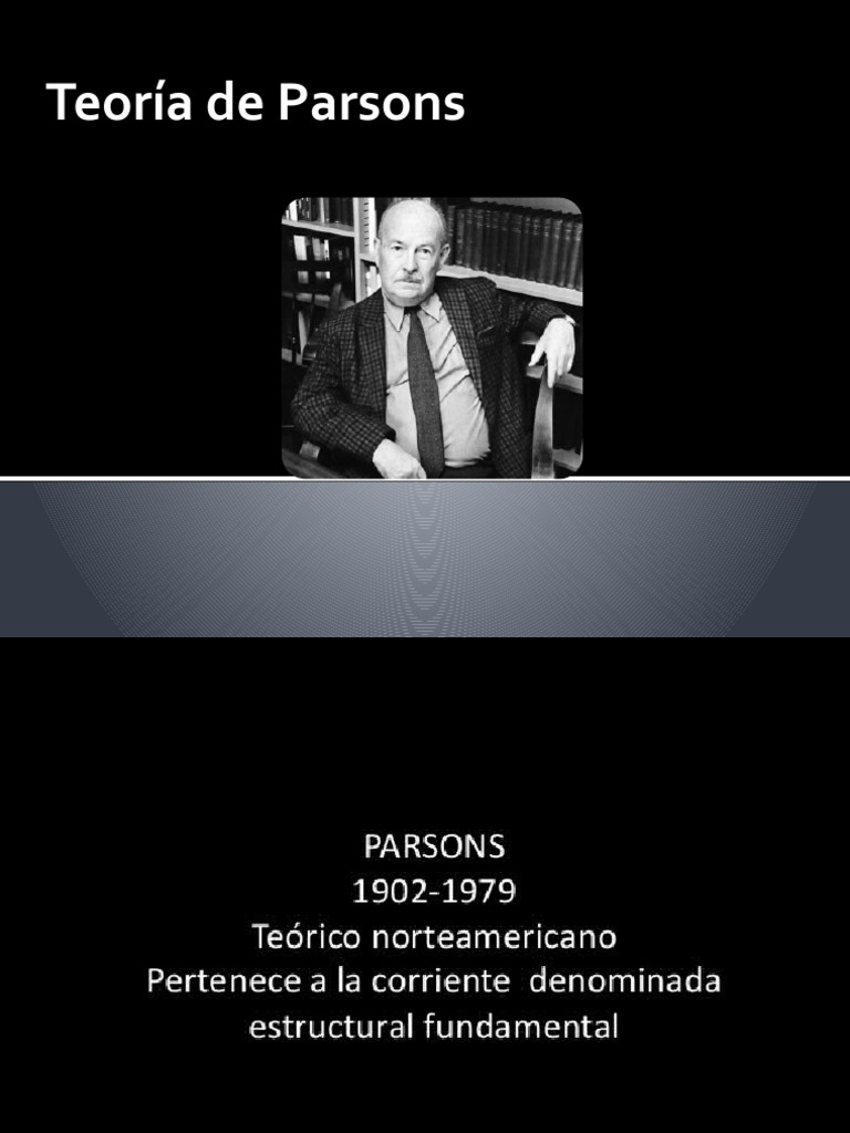 Teoría de Parsons | PDF
