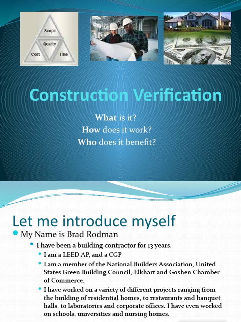 Construction Verification Web | PDF | Loans | Leadership In Energy And ...