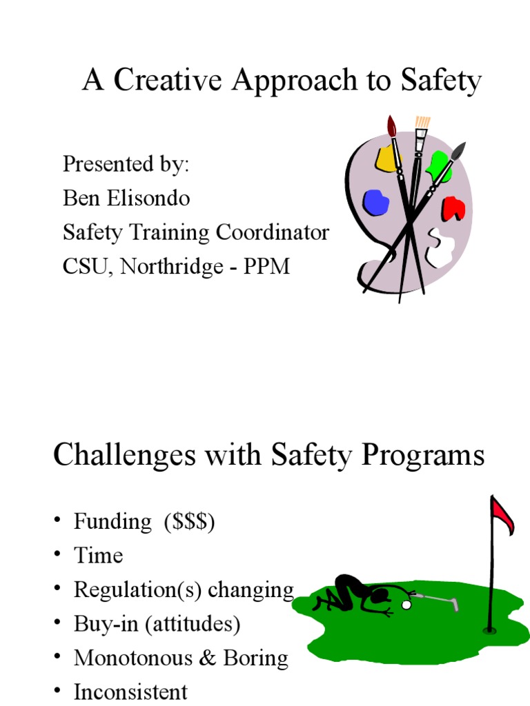 A Creative Approach To Safety | PDF | Occupational Safety And Health ...