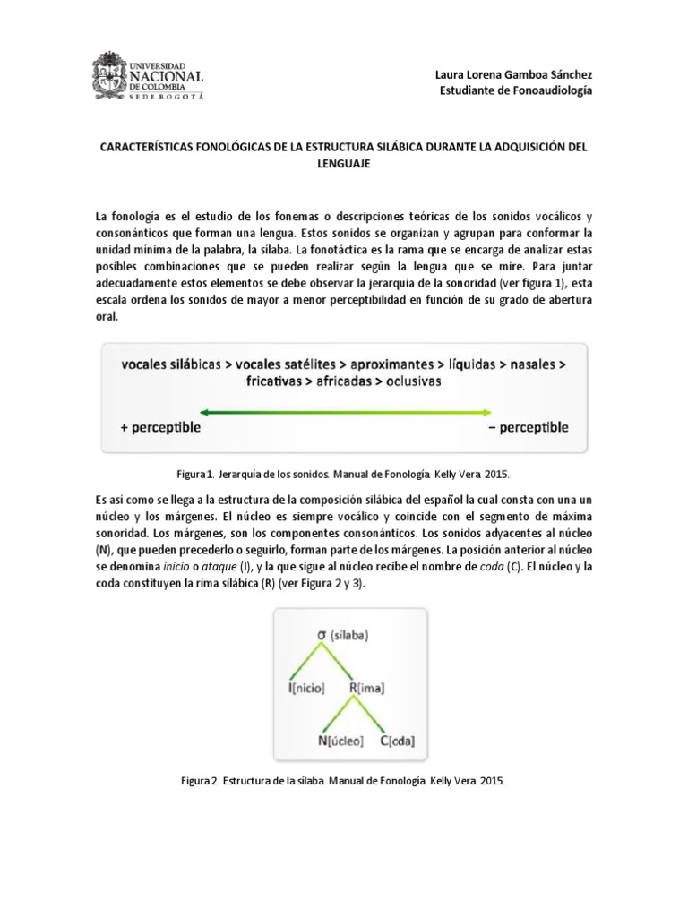 El desarrollo de la estructura silábica durante la adquisición del ...