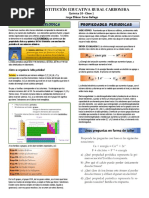 Filas Horizontales en la Tabla Periódica | PDF | Elementos químicos | Ion