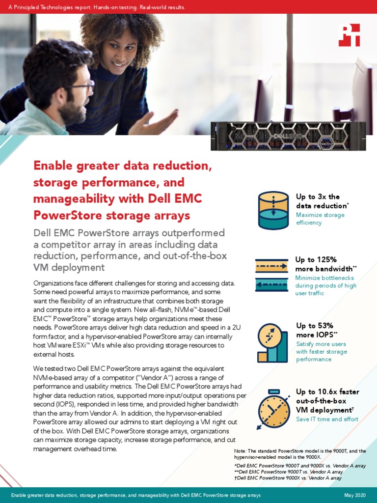 Enable Greater Data Reduction Storage Performance And Manageability With Dell Emc Powerstore