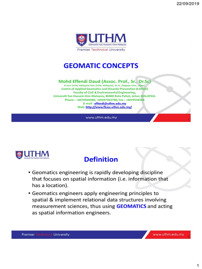 Geomatics Concept Pdf Pdf Geomatics Surveying