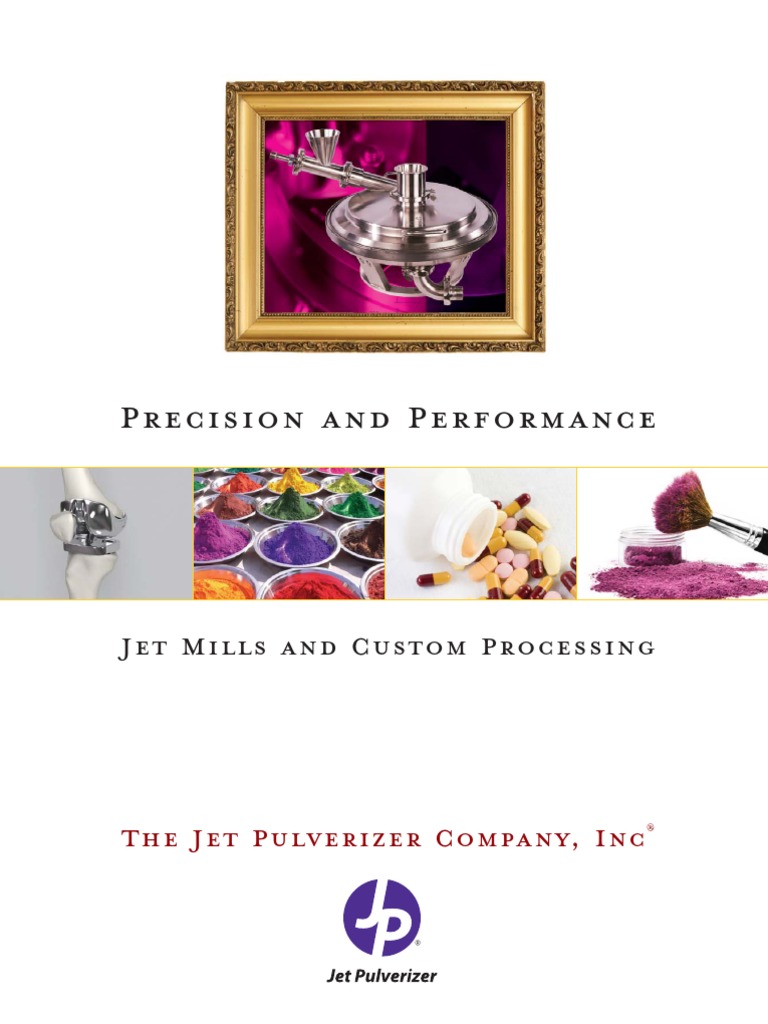 The Jet Pulverizer Brochure | PDF | Mill (Grinding) | Ceramics