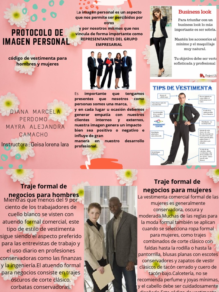 Protocolo de Imagen Persona | PDF | Ropa | Fashion