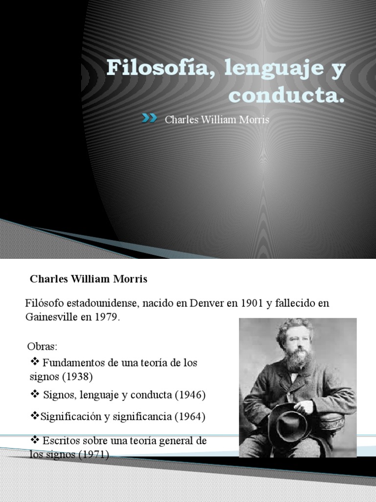 Charles Morris. | PDF | Pragmatismo | Teorías filosóficas