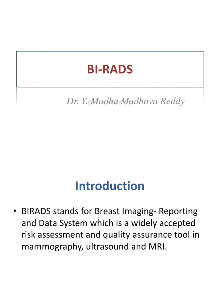 Bi Rads 151130171211 Lva1 App6891 PDF | PDF | Mammography | Breast Cancer