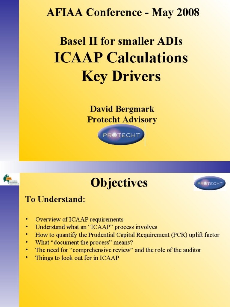 AFIAA Conference - May 2008: ICAAP Calculations Key Drivers | Download ...