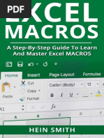 Vba Cheat Sheet Vitals | PDF | Worksheet | Computer Programming