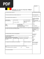Visa Application Form for Spain | PDF | Travel Visa | International Law