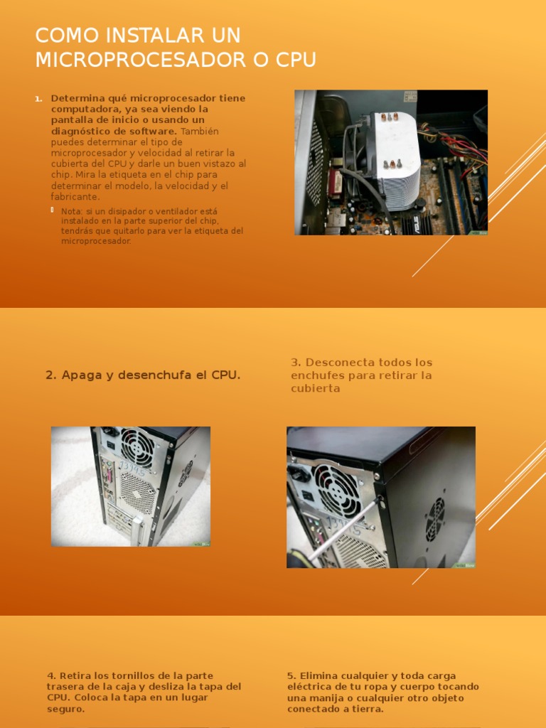 Cómo actualizar un microprocesador de forma segura y efectiva | PDF | Microprocesador | Circuito ...