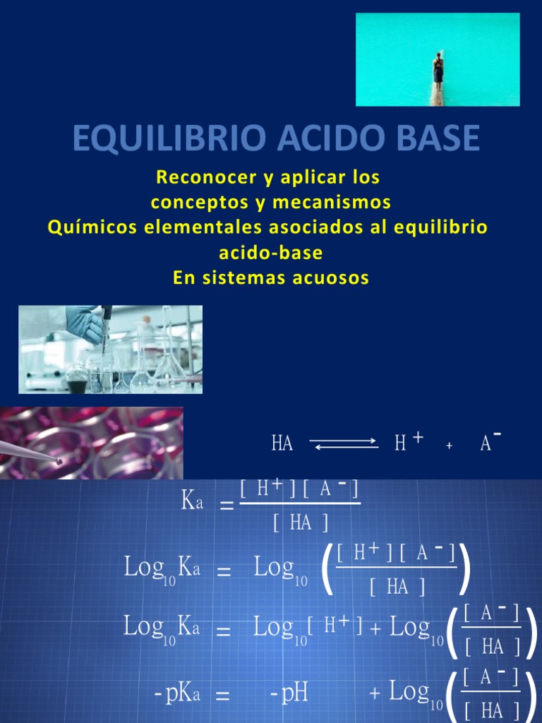 Clase 2 Cosas Sobre Equilibrio Ã¡cido Base | PDF | Solución tampón | Constante de disociación ácida